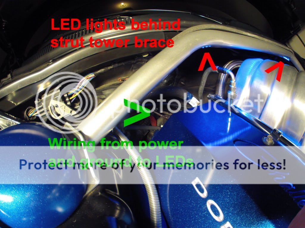 Engine Bay Lighting Tutorial | Dodge Challenger Forum