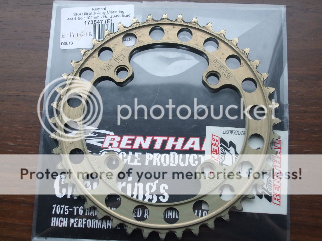 Renthal Chainring 44T 104mm SOLD | Retrobike